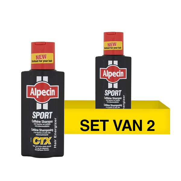 Aanbieding: 2x Alpecin Sport CTX shampoo (250 ml) Alpecin 123schoon.nl