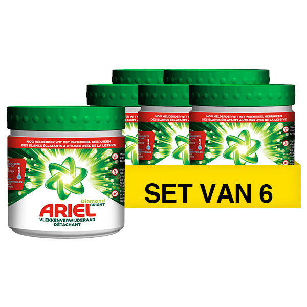 Aanbieding: Ariel Vlekverwijderaar Poeder White (6 potten - 500 gram ...