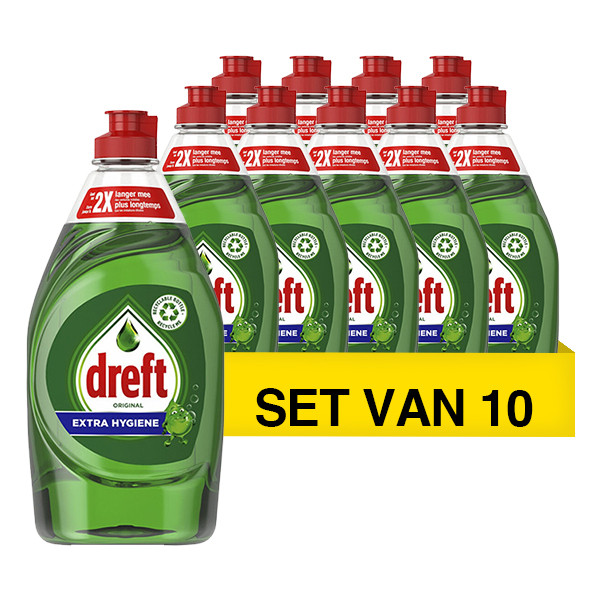 Aanbieding: Dreft afwasmiddel Original (10 flessen - 430 ml) Dreft ...
