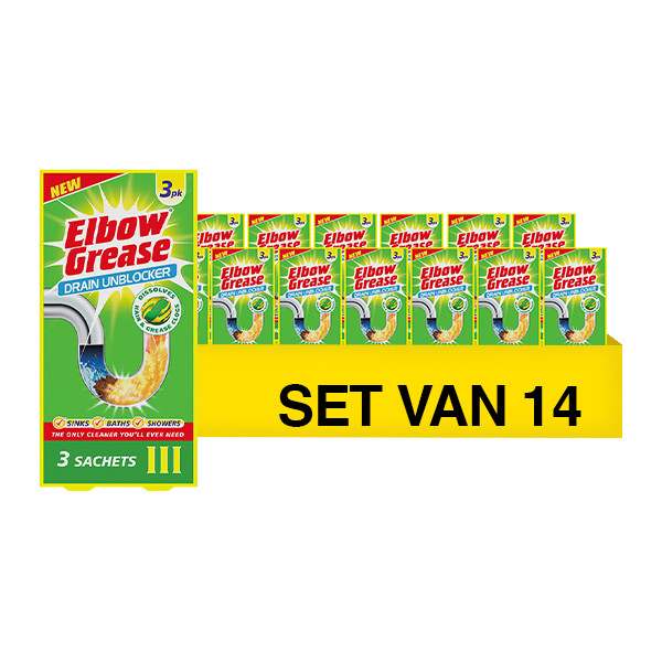 Aanbieding: Elbow Grease Drain Unblocker - Ontstopper poeder (42 x 40 ...