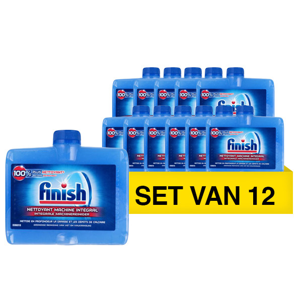 Aanbieding: Finish Machinereiniger Regular (12 flessen - 250 ml) Finish ...