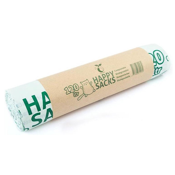 Vuilniszakken 120 liter | Composteerbaar | 10 stuks | Happy Sacks Happy ...