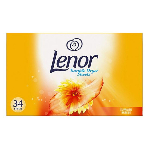 Lenor droogtrommeldoekjes Summer Breeze (34 doekjes) Lenor 123schoon.nl