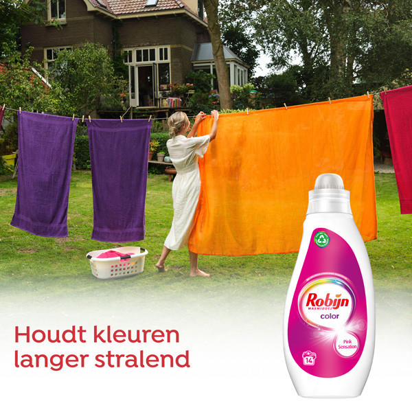 Robijn Vloeibaar Wasmiddel Color 700 ml (14 wasbeurten) Robijn 123schoon.nl