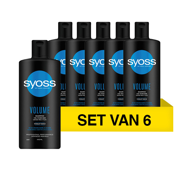 Aanbieding: Syoss Volume Shampoo (6 flessen - 440 ml) SYOSS 123schoon.nl