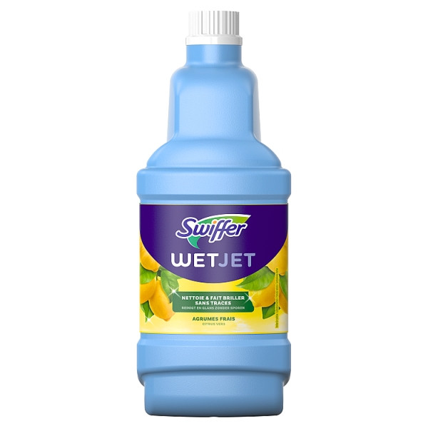 Swiffer Wet Jet Reinigingsmiddel navulling (1,25 liter) Swiffer 123schoon.nl