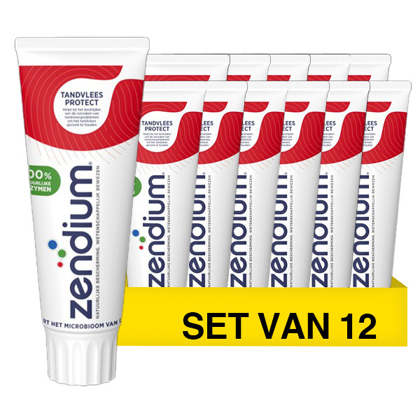 Aanbieding: Zendium Tandpasta Tandvlees Protect (12 tubes - 75 ml ...
