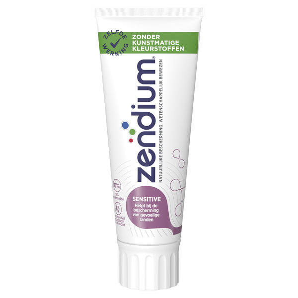 Zendium Tandpasta Sensitive (75 ml) Zendium 123schoon.nl